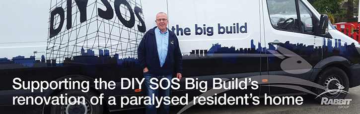 Supporting the DIY SOS Big Build’s renovation of a paralysed resident’s ...