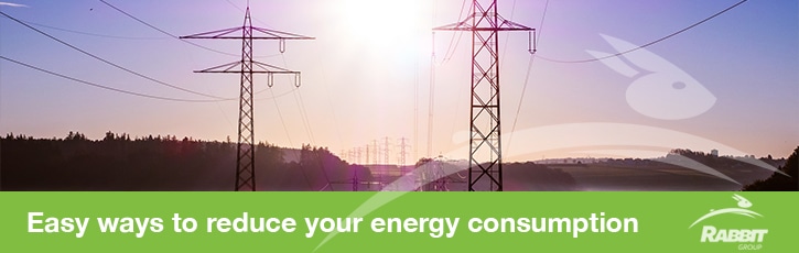 Reduce Energy Consumption - A How To Guide | Rabbit Skip Hire