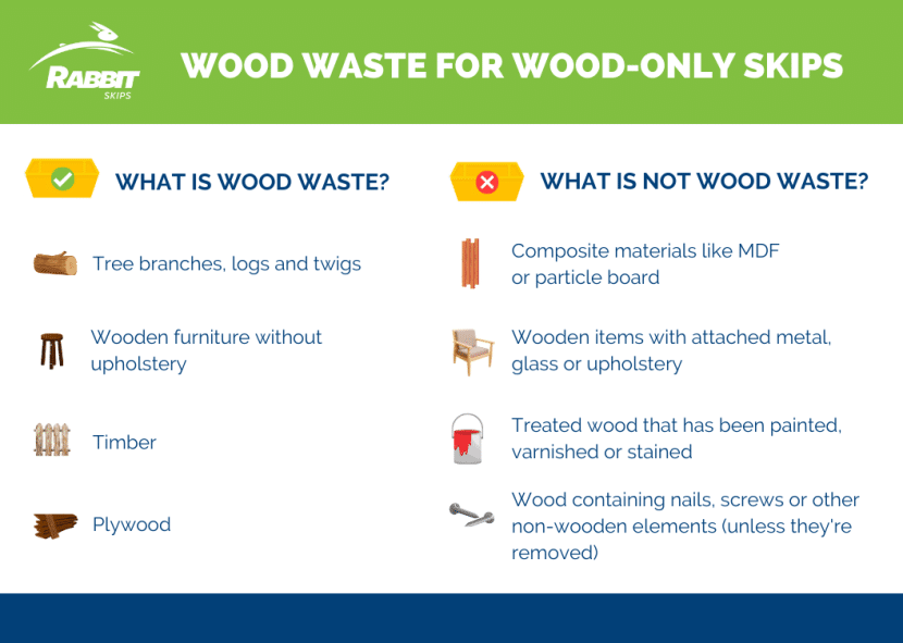 How To Dispose Of Wood Waste In The UK | Rabbit Skips